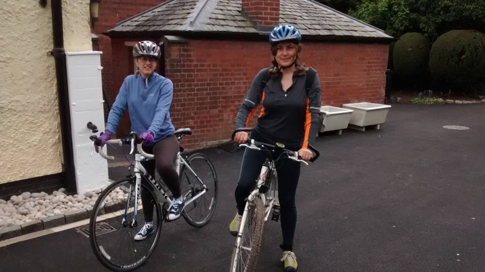 Billie Box cycles from London to Paris 2015 for St Elizabeth Hospice